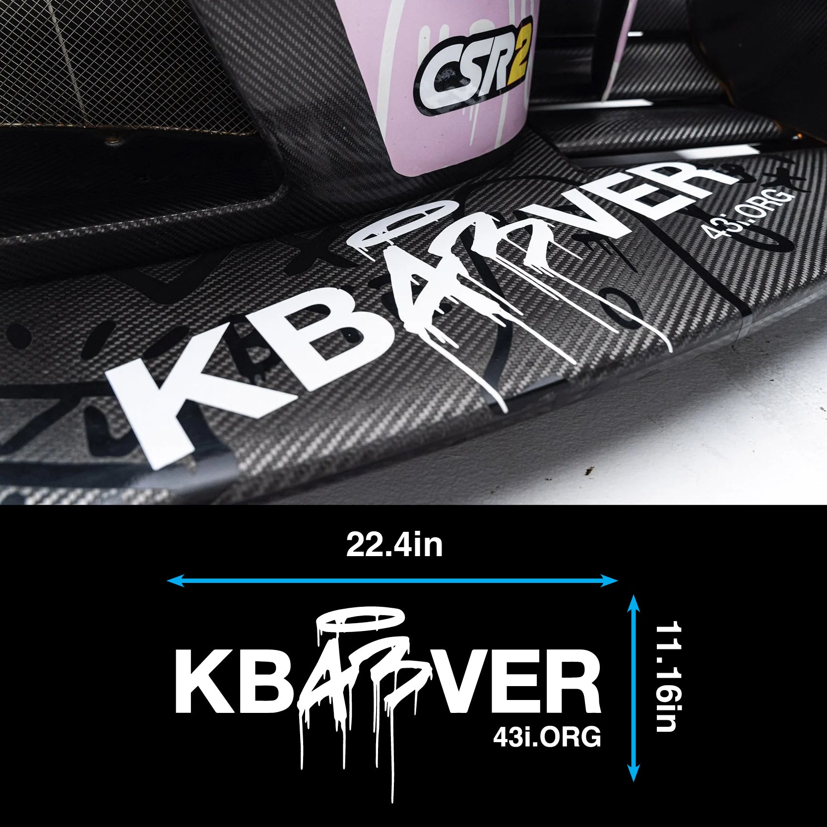KB43EVER Decal – Block House Racing